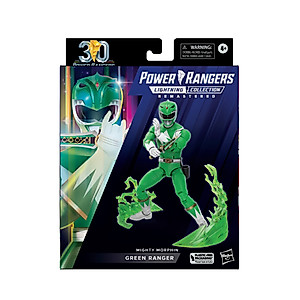 Power Rangers Lightning Collection Remastered Mighty Morphin Green Ranger 6-Inch Action Figure, Toys for Boys and Girls Ages 4 and Up
