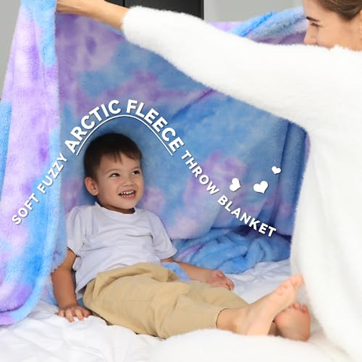 MUGD Soft Blankets Fleece Soft Fuzzy Throw Blanket Kids Warm Throw Blanket for Bed