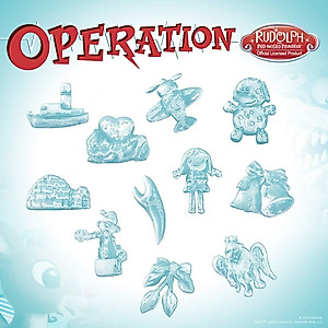 Operation Rudolph The Red Nosed Reindeer | Classic Electronic Board Game | Featuring Bumble The Abominable Snow Monster | Island of Misfit Toys from The Claymation Film