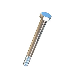 Allied Titanium 0001026, (Pack of 3) 3/8-16 X 4 UNC Titanium Hex Head Bolt, Grade 2 (CP)
