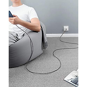 USB C Cable, Anker Powerline+ USB-C to USB-A [10ft], Double-Braided Nylon Fast Charging Cable, for Samsung Galaxy S10/ S9 / S9+ / S8 / S8+ / Note 8, LG V20 / G5 / G6, and More (Gray)