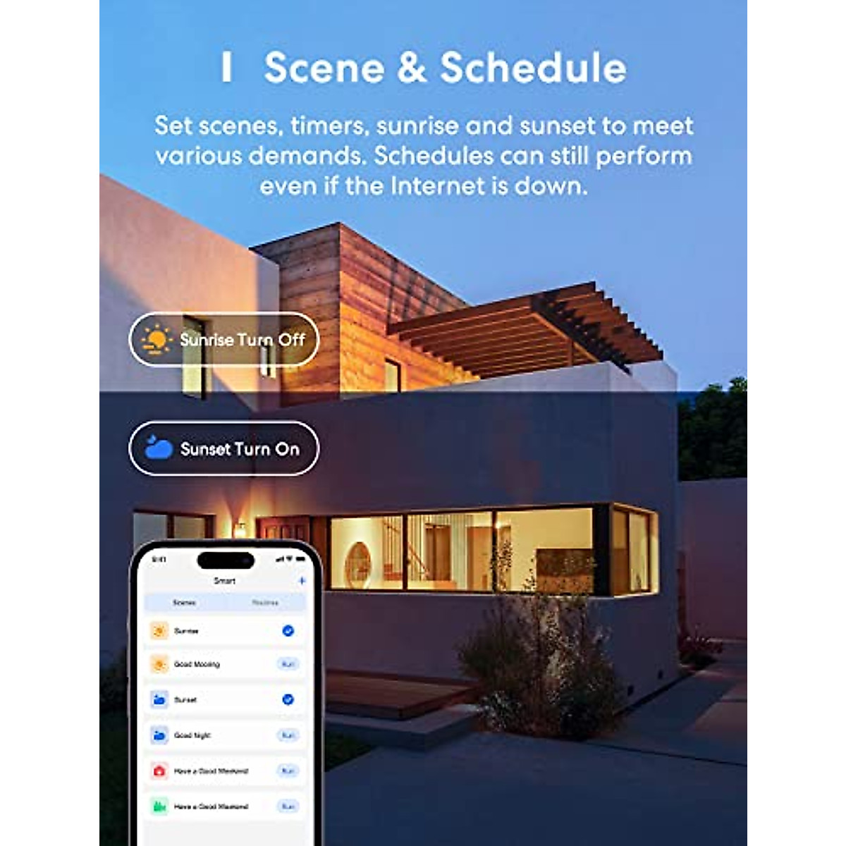meross Smart Light Bulb, Smart WiFi LED Bulbs Works with Alexa, Google Home, Dimmable E26 Multicolor 2700K-6500K RGBWW, 810 Lumens 60W Equivalent, No Hub Required, 2 Pack