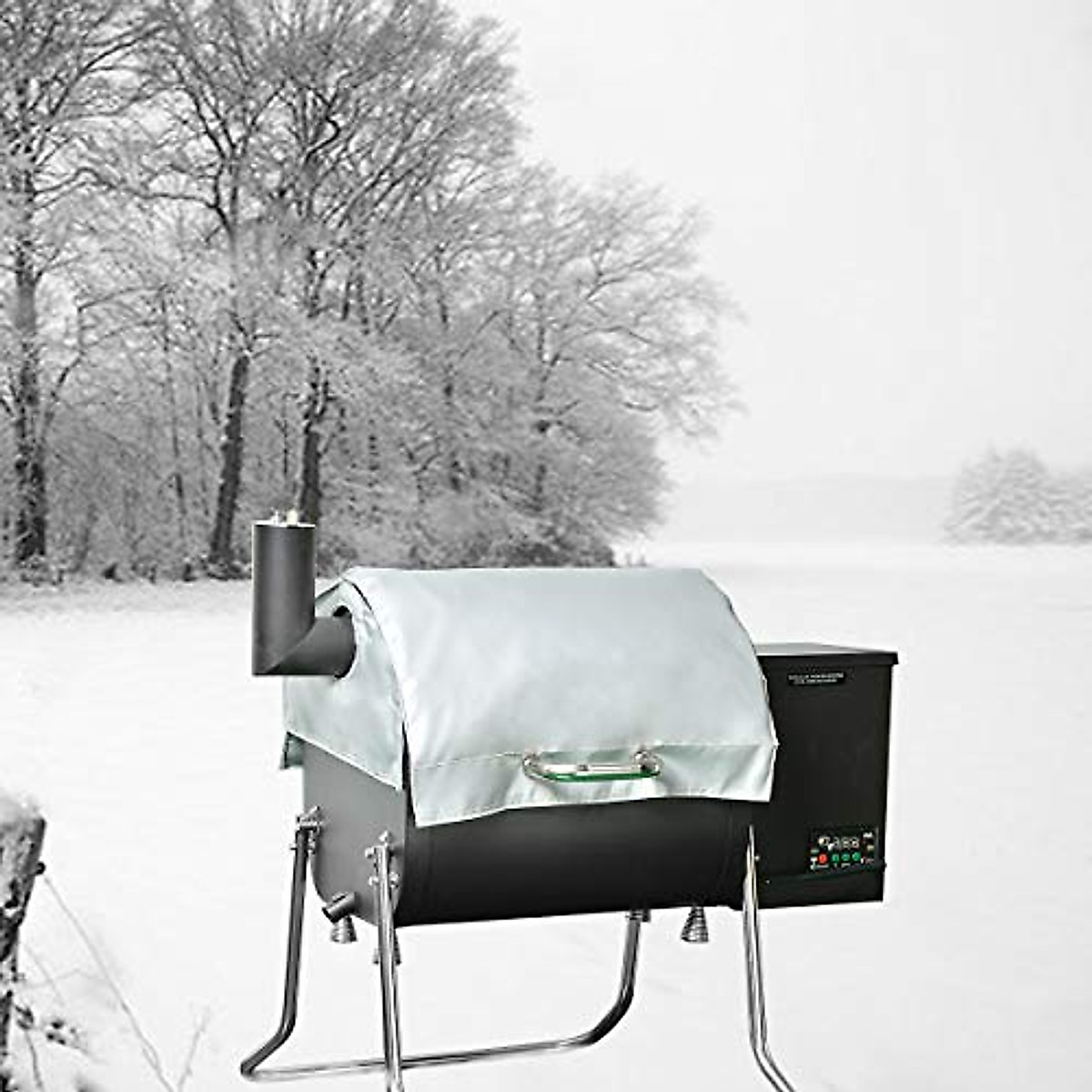 Stanbroil Grill Insulation Blanket for Green Mountain Davy Crockett Grills, Increases Burn Efficiency by 50 Percent