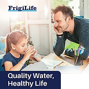 FrigiLife 1 Micron 10" x 2.5" Whole House CTO Carbon Sedimen Water Filter Compatible DuPont WFPFC8002, WFPFC9001, SCWH-5, WHCF-WHWC, FXWTC, RO Unit for Under Sink & Countertop Filtration System,3Pack