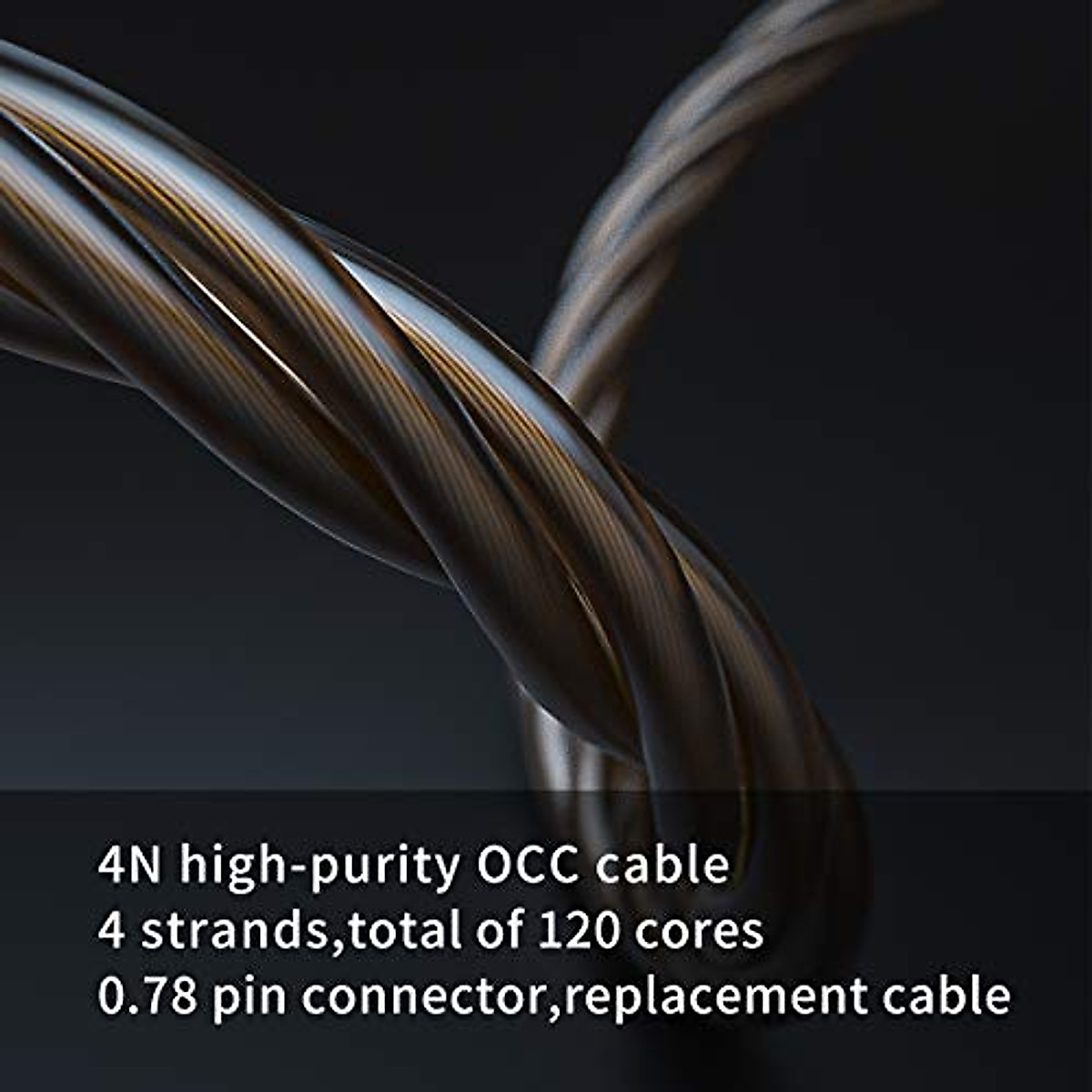 FiiO FD1 Hi-Res Earphone Wired,Beryllium-Plated 1DD,4-Stranded High-Purity Monocrystalline Copper, 0.78pin,Strong Bass (Without Mic,Black)