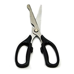 SD Queen Korean BBQ Kalbi Meat Cutting Scissors Large All Purpose Stainless Steel Utility Scissors