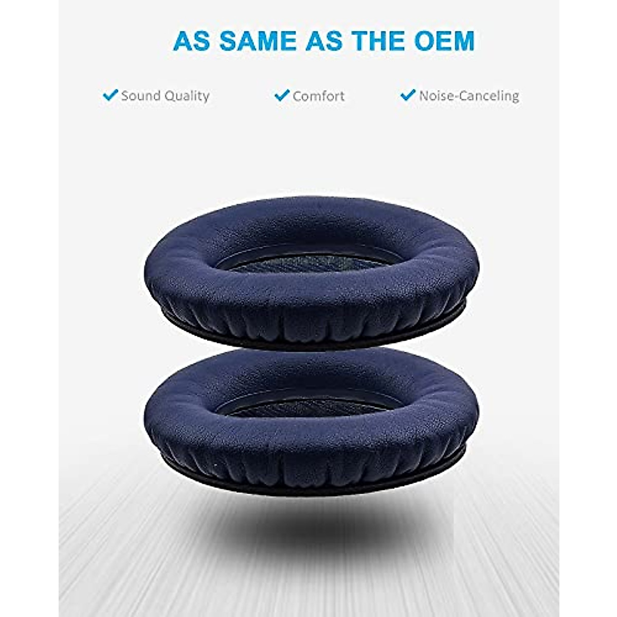 Esen QuietComfort 35 II Replacement Earpads, Soft&Comfortable QC35, Great Sound Quality Ear Cushion Replacement Parts Compatible with Bose QC35 IIQC35QC25QC15QC2 Headphones (Blue)