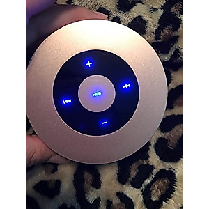 XLEADER [Smart Touch] Bluetooth Speaker SoundAngel A8 (3rd Gen) Premium Rose Gold Mini Speaker with Portable Waterproof Case Mic TF Card Aux, for iPhone iPad Shower Electronic Christmas Xmas Gifts