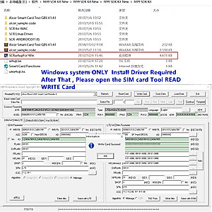 LTE WCDMA ICCID SIM USIM 4G Secure Card Reader Writer Programmer with 5pcs Blank Programable Card + SIM Personalize Tools ONLY for Windows System by XCRFID