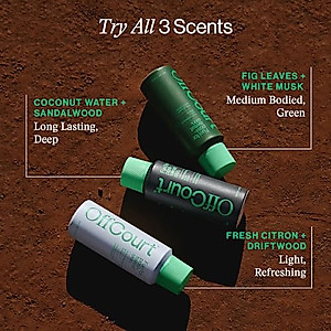 OffCourt - Natural Deodorant Body Spray for Men and Women - Aluminum Free - Whole Body Deodorant for Women and Men - Bold, Long-Lasting Coconut Water and Sandalwood Scent, 3.4 Ounce (Pack of 1)