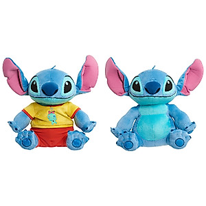 Disney Lilo & Stitch 11-inch Large Stitch Stuffed Animal, Alien, Blue, Soft Plushie