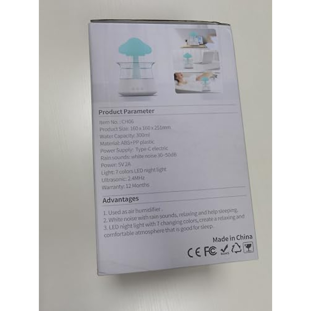 Diffuserlove Rain Cloud Humidifier Diffuser Water Drip Humidifier with Remote Waterfall Lamp Mushroom Humidifier Rain Sounds White Noise Humidifier Air Humidifiers for Bedroom Desk…