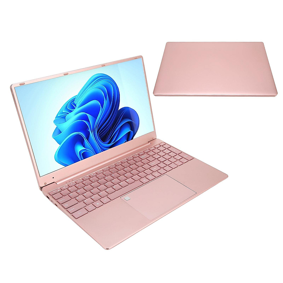 15.6 Inch Laptop for Windows 10, HD 1920x1080 IPS Screen, for Intel Celeron N5095 Processor, Fingerprint, Backlight Numeric Keypad, 4 Cores and 4 Threads, Light and Ultra Thin
