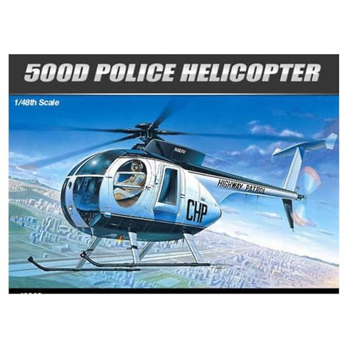 Academy Hughes 500D Police Helicopter