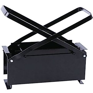 Newspaper Clumping Press, Brick Briquette Machine Paper Log Fire Free Eco Recycle Newspaper Fuel Block for Heating Fire Stove Home Tool, Brick Press Briquette Maker Paper Log Fire Free Recycle