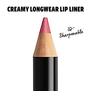 NYX PROFESSIONAL MAKEUP Slim Lip Pencil, Long-Lasting Creamy Lip Liner - Sand Pink