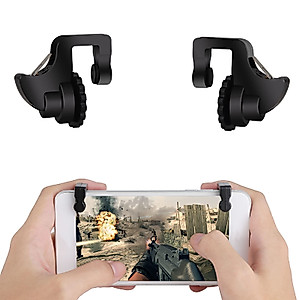 Tmtop Gaming Trigger Phone Game PUBG Mobile Controller Gamepad for Android iOS