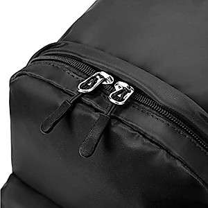 Veious Mini Backpack Purse for Women or Girls Lightweight Small Daypack Backpacks (Black)