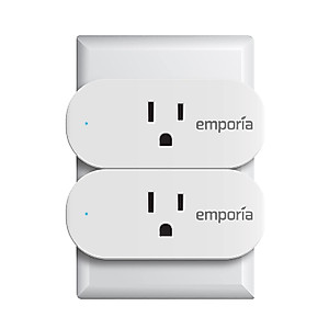 EMPORIA Smart Plug with Energy Monitoring | 15A Max / 10A Continuous | WiFi Smart Outlet | Mobile App | Alexa | Google | ETL Certified (Package of 4), EMSO1-4