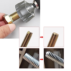 Deburring External Chamfer Tool, Deburring Chamfering Drill Bit, Bolt Deburring Tool Stainless Steel, Remove Burr Tools Quick Release Hex Shank Fits 1/2"to 1-3/8" (13mm-35mm)