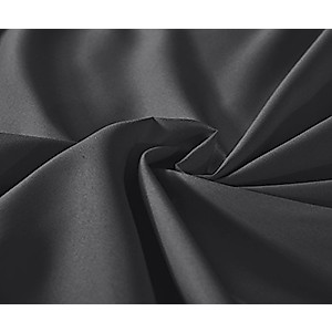 NHNHN Fitted Sheet-Deep Pockets-Soft Microfiber-Easy Care-Shrinkage and Fade Resistant-Fitted Sheets King Size for Girl Woman Teens Kids-Only 1 Fitted Sheet (King,Dark Grey)
