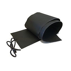RHS Snow Melting System, Roof and Valley Heater, Ice and Snow Melting Mats, Sizes 5' feet x 13" inches, Color Black, 5 ft. mat Melts 2" inches of Snow per Hour, Buy Factory Direct, (5' ft. x 13" in.)