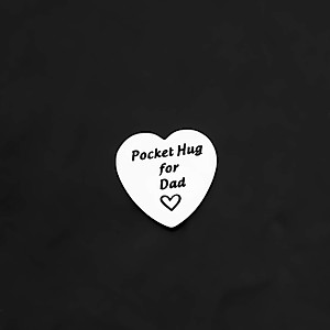Lywjyb Birdgot Mom Gift Pocket Hug for Mom Gifts Mom Gifts from Son Daughter Pocket Hug Token Gift (Pocket Hug for Dad)