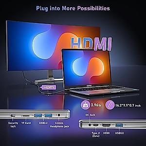 ACEMAGIC Laptop 16 inch FHD Display, 16GB RAM 512GB ROM with Intel 12th Gen Alder Lake N95(4C/4T, Up to 3.4GHz) Laptop Computer Support WiFi, BT5.0, 1MP Webcam, 3*USB3.2, Type-C