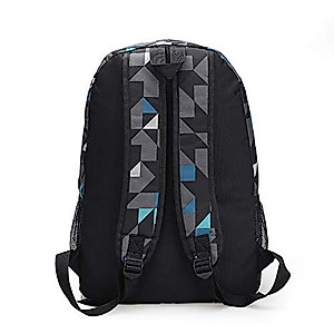 PIESWEETY Smile Luminous Backpack DJ Music Bracelet for Kids Christmas Gift, Fashion Laptop Backpack Schoolbag Daypack for Travel Outdoor Rucksack, Black