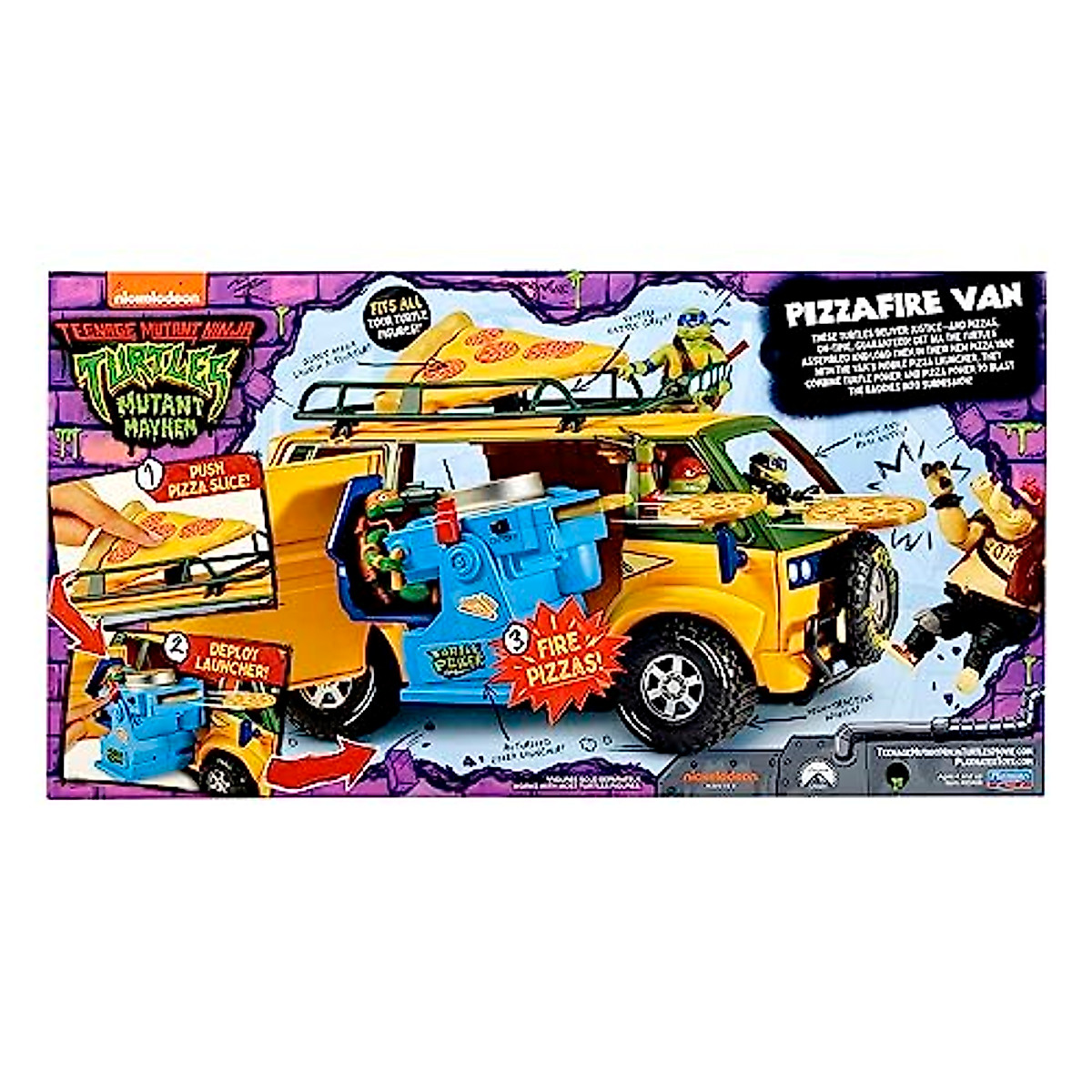 Teenage Mutant Ninja Turtles: Mutant Mayhem Pizza Fire Delivery Van by Playmates Toys