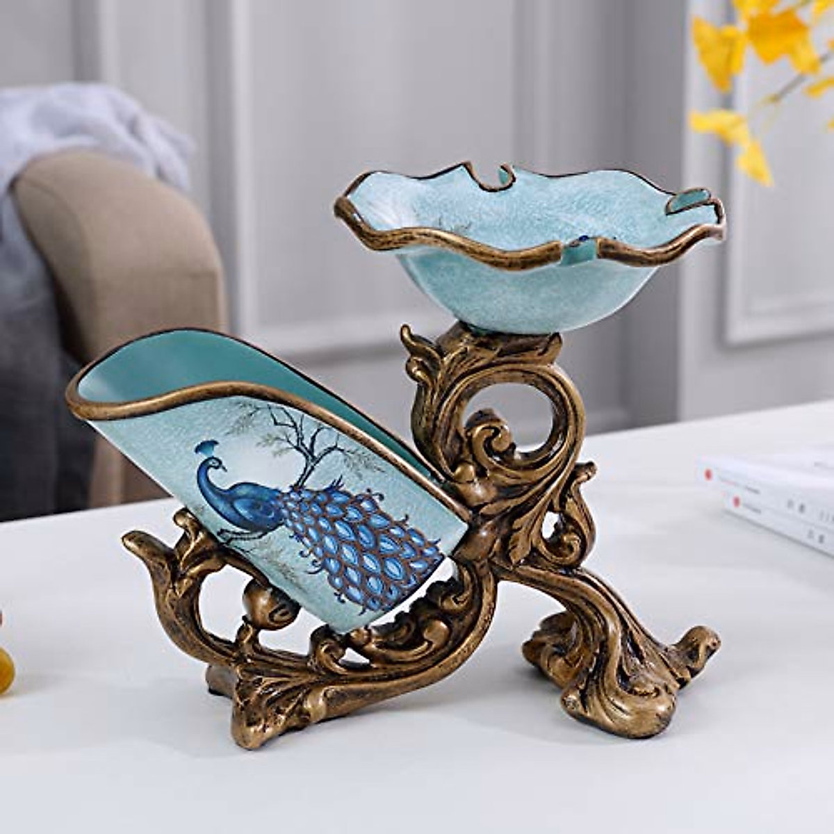 Modern Resin Wine Rack Living Room Luxury Countertop Decorations Wine Keep 1 Bottle 4 Cups 11 Inch Kitchen Bedroom Hall Bar Wine Rack-C 28x22cm(11x9inch)