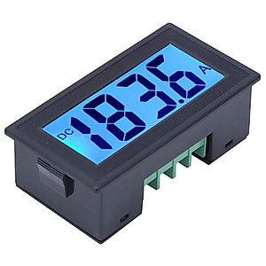 Mxzzand DC AC100-240V Professional Voltage Meter Digital Voltmeter LCD Display for Office for Home(DC 0-200V)