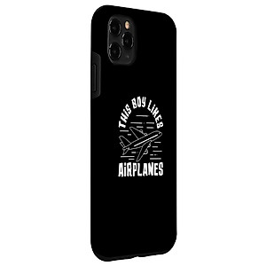 iPhone 11 Pro Max Boy Likes Airplanes Aviator Hobby Pilot Case