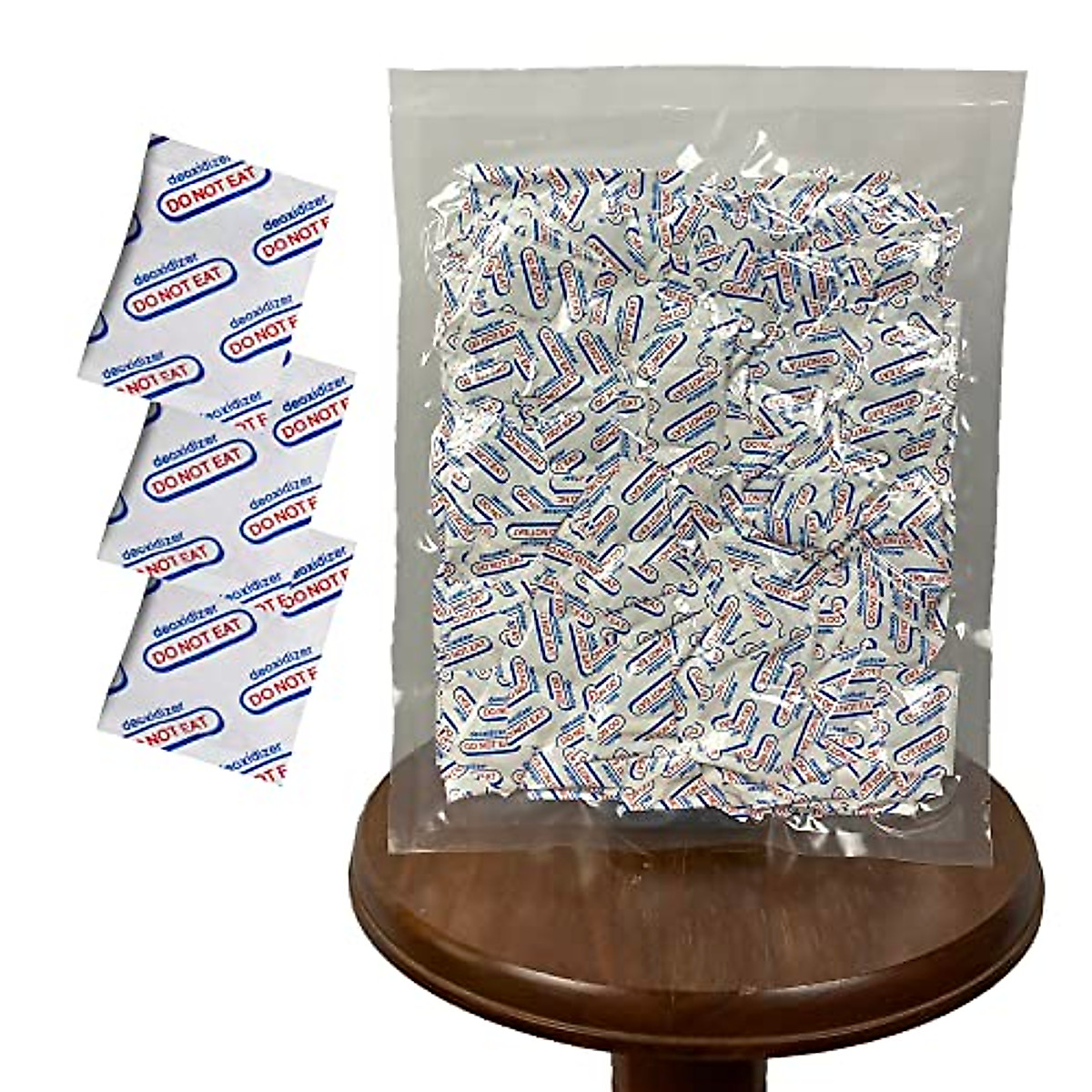 400 pc lot of 100cc oxygen absorbers for food storage: Food grade oxygen absorbers for canning, mylar bags, long term storage, and survival.