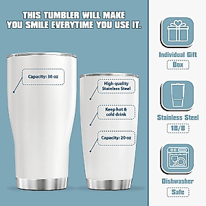 UNILYLY Personalized Coffee Tumbler Leakproof Insulated Mug With Lid Christmas Gifts For Hockey Fans Teen Boys Men Sports Fan Accessories Large Travel Cup Hot And Cold Tumblers