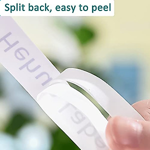 Hehua Compatible Label Tape Replacement for Brother P-Touch Label Maker Tape TZe-241 TZe241 TZ-241 TZe Tape 18mm 0.7 Laminated White for Ptouch PTD400 PTD600 PTP750W PT1880 (Black on White, 4 Pack)