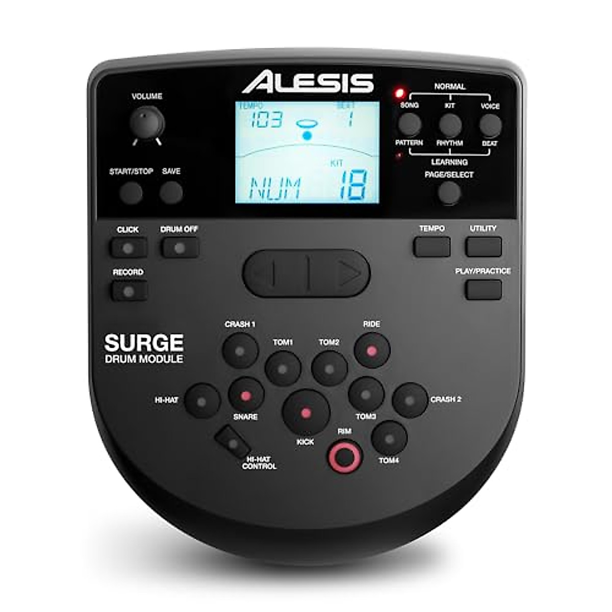 Alesis Drums Surge Mesh SE Kit - Electric Drum Set with USB MIDI Connectivity, Quiet Mesh Heads, Drum Module, Solid Rack, 40 Kits and 385 Sounds