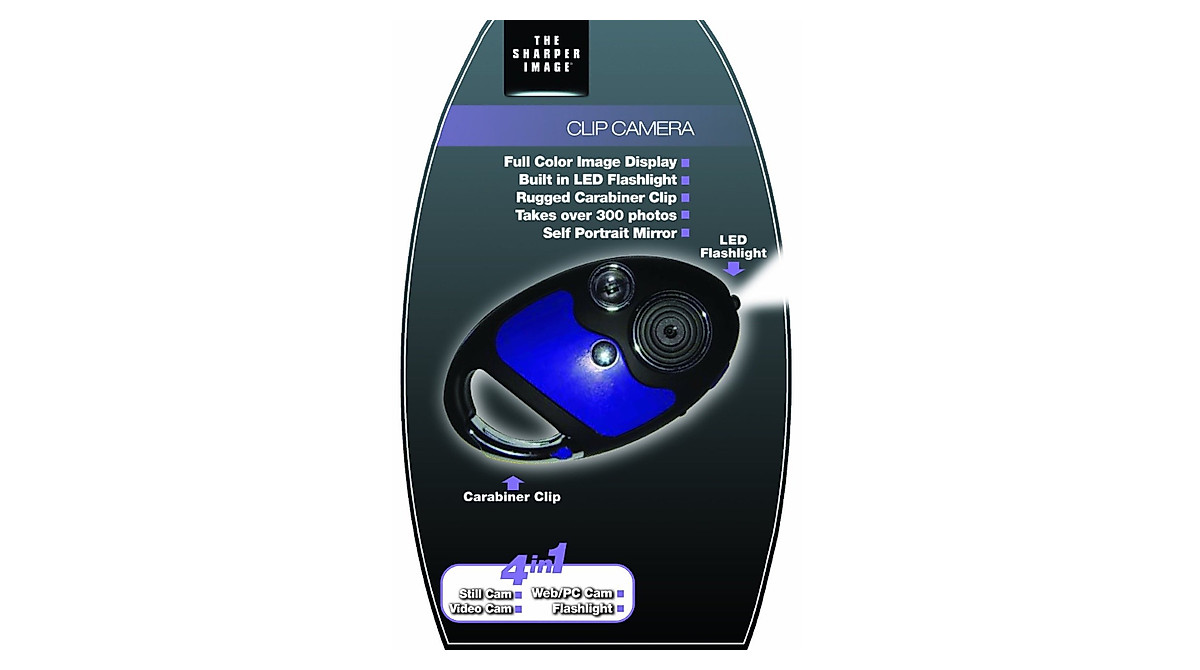 The Sharper Image Clip Camera - Capture Moments Anytime