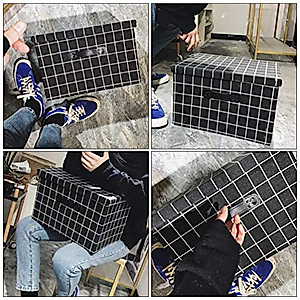 Holibanna Cube Storage Organizer Collapsible Storage Boxes Folding Storage Box Clothing Shoes Storage Basket with Lid Cloth Storage Bins Storage Containers