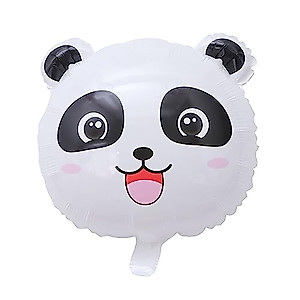 Abaodam 24pcs Cute Balloons Banner Giant Zoo Animal Balloons flower garland decorations happy birthday ballon animal decor birthday decoration decorative balloon set Pull the flag decorate