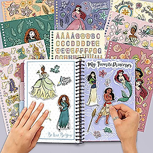 Fashion Angels Disney Princess 1000+ Collectible Stickers Book Decorate Cell Phones Notebooks Shoes School Supplies Water Bottles Gifts Birthday Cards for Teachers Kids and Girls Ages 8 and Up