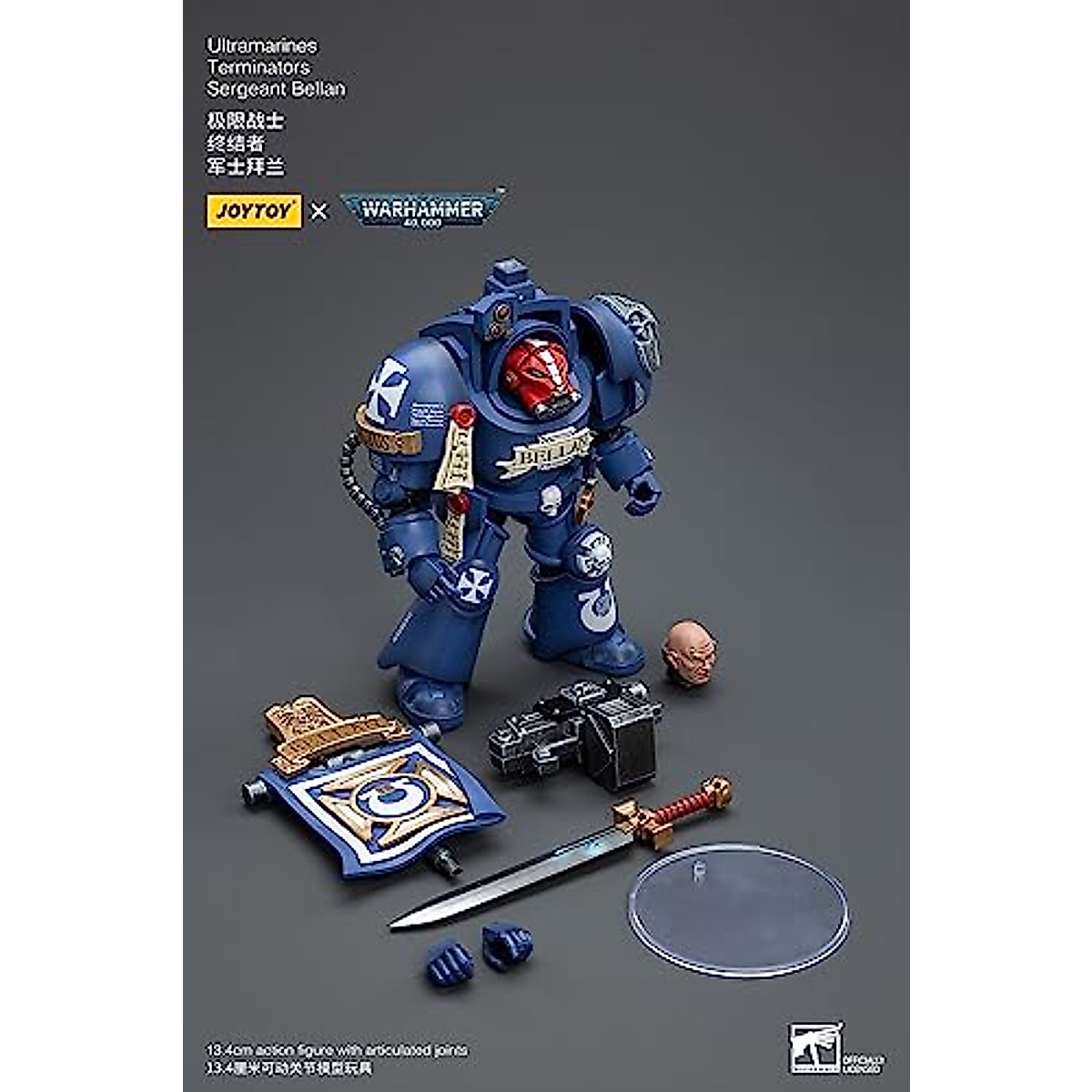 JoyToy Warhammer 40K: Ultramarines Terminators SGT. Bellan 1:18 Scale Action Figure