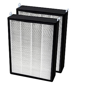 Nuwave OxyPure 2-Pack Genuine Replacement HEPA/Carbon Combo Filter, Removes Allergens, Pollutants & Odors, Produced & Sold by Original Manufacturer for OxyPure Models 47001, 47002, 47003, and 47004