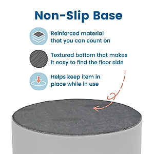 ECR4Kids SoftZone Floor Cushions with Handles, 2" Deluxe Foam, Round, Yellow, (6-Pack)