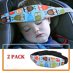 Baby Head Support for Car Seat-Car Seat Head Support for Toddler-Head Band Strap Headrest, Stroller Carseat Sleeping Baby Carseat Head Support for Toddler Kids Children Child Infant