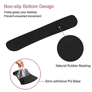 iCasso Keyboard Wrist Rest and Mouse Wrist Rest Pad, Made of Memory Foam, Ergonomic Support, Easy Typing and Relieve Wrist Pain, Perfect for Gaming, Computer, Office, Laptop (Butterfly Girl)