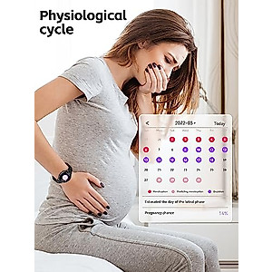 Smart Watches for Women (Answer/Make Call) Fitness Activity Tracker with Heart Rate/Blood Oxygen/Sleep/Menstrual Cycles/Calorie Monitor Play Music Sports Smartwatch for iPhone Samsung Android Phones