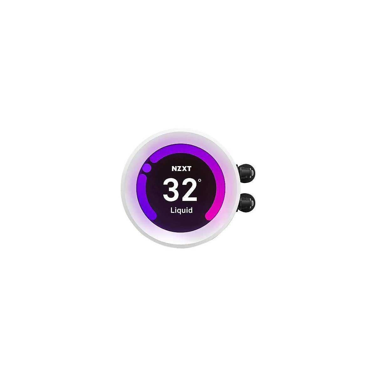 NZXT Kraken Z53 RGB 240mm - RL-KRZ53-RW - AIO RGB CPU Liquid Cooler - Customizable LCD Display - Improved Pump - Powered by CAM V4 - RGB Connector - Aer RGB 2 120mm Radiator Fans (2 Included) - White