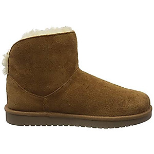 Koolaburra by UGG Unisex-Child Koola Star Mini Fashion Boot, Chestnut, 1 Little Kid