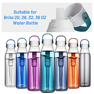 2 Pack Silicone Water Bottle Mouthpiece Replacement Water Valve Filter Water Bottles Replacement for Brita Water Bottle